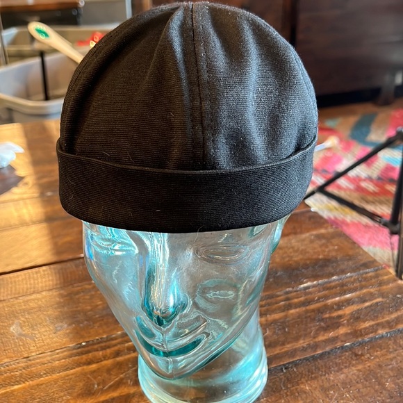 Accessories | Brimless Fitted Black Cap | Poshmark